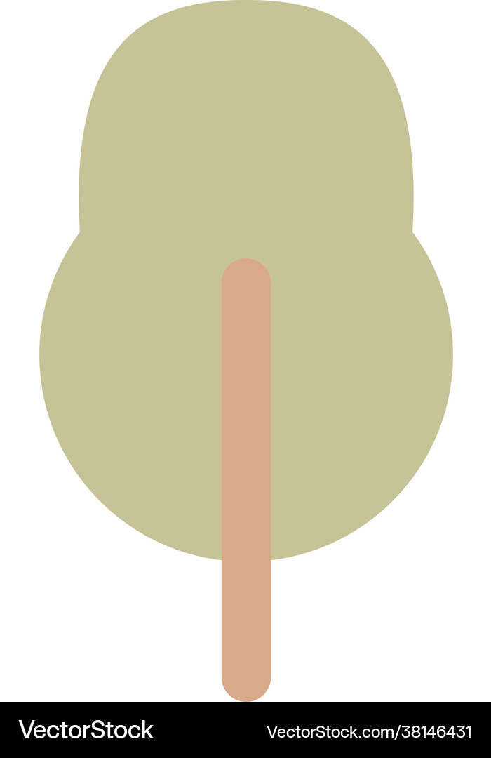Tree icon symbol for nature ecology and Royalty Free Vector