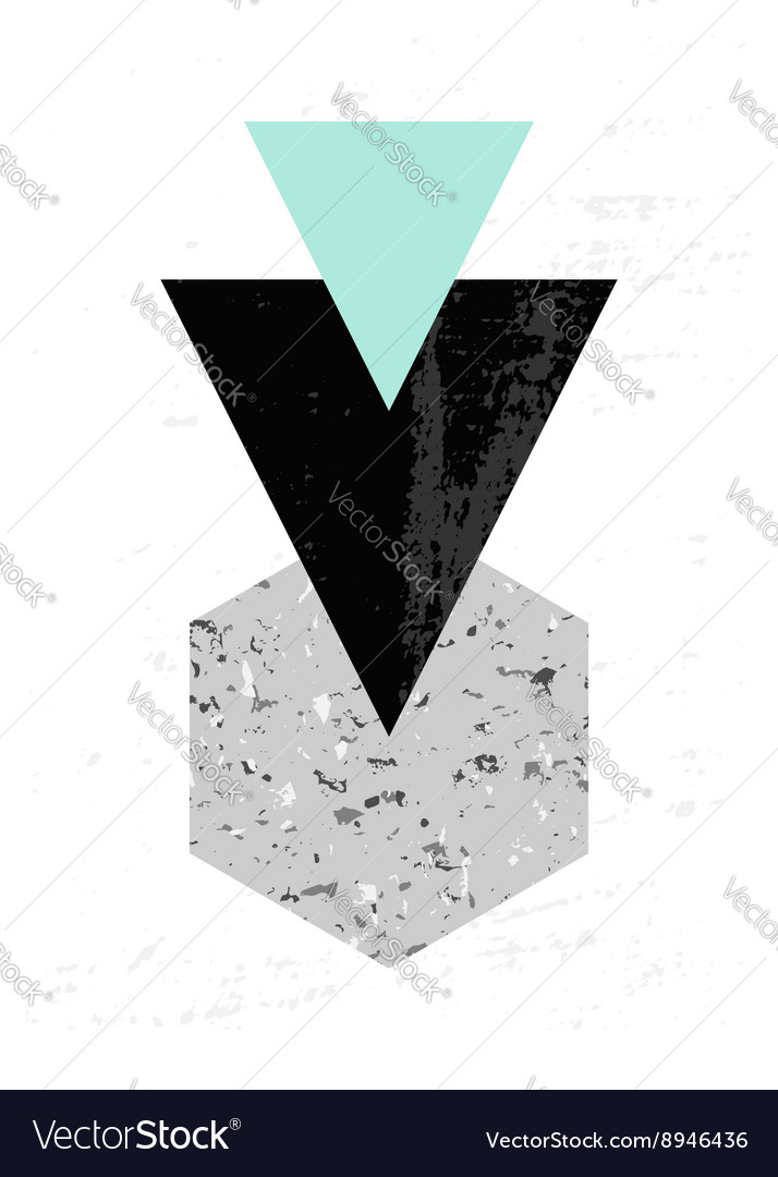 Abstract geometric composition Royalty Free Vector Image