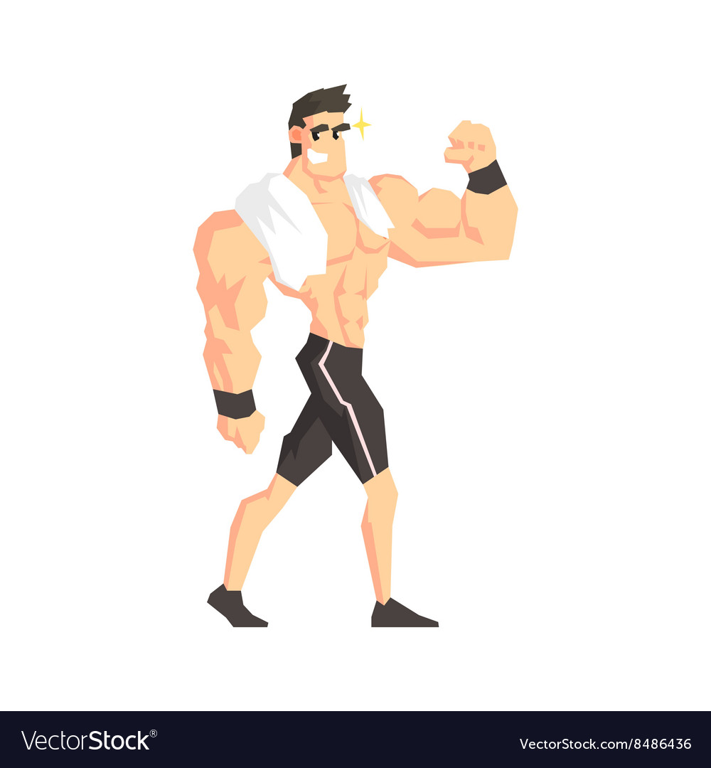 Bodybuilder Royalty Free Vector Image - VectorStock