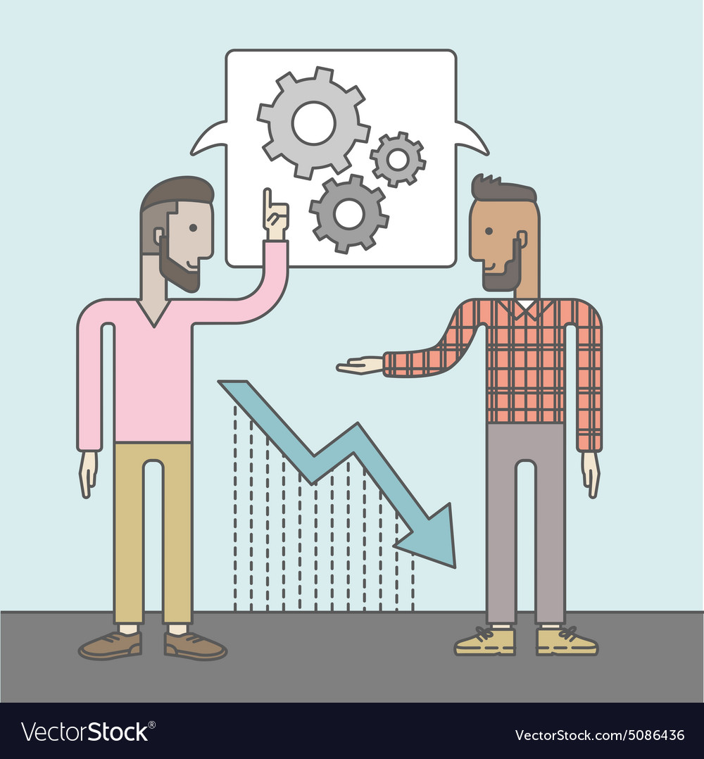 Business brainstorming Royalty Free Vector Image