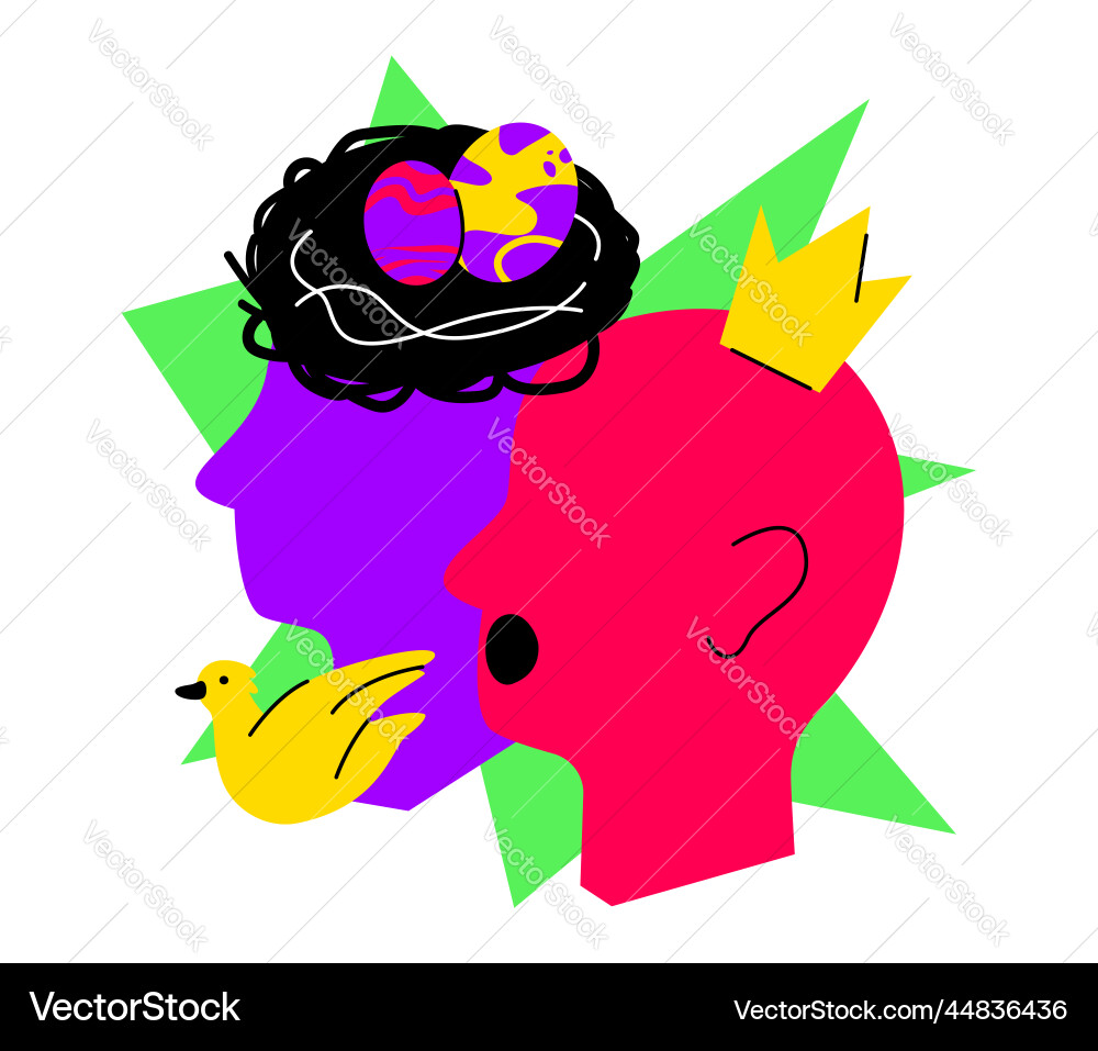 Family values - colorful flat design style Vector Image