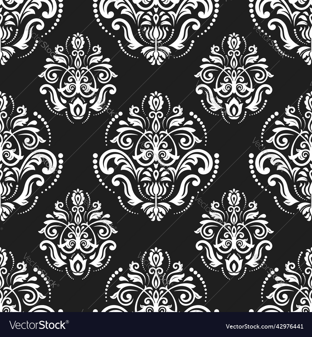 Classic seamless fine pattern Royalty Free Vector Image