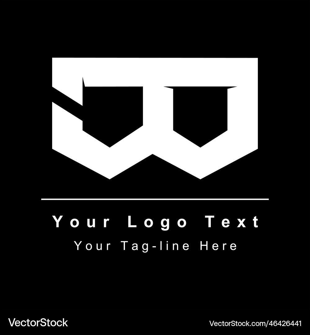 Elegant icon co or oc design logo symbol Vector Image