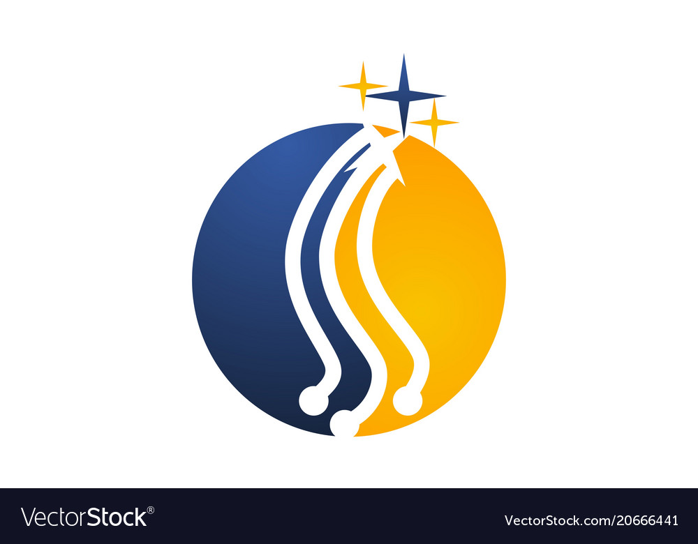 Technology solutions Royalty Free Vector Image