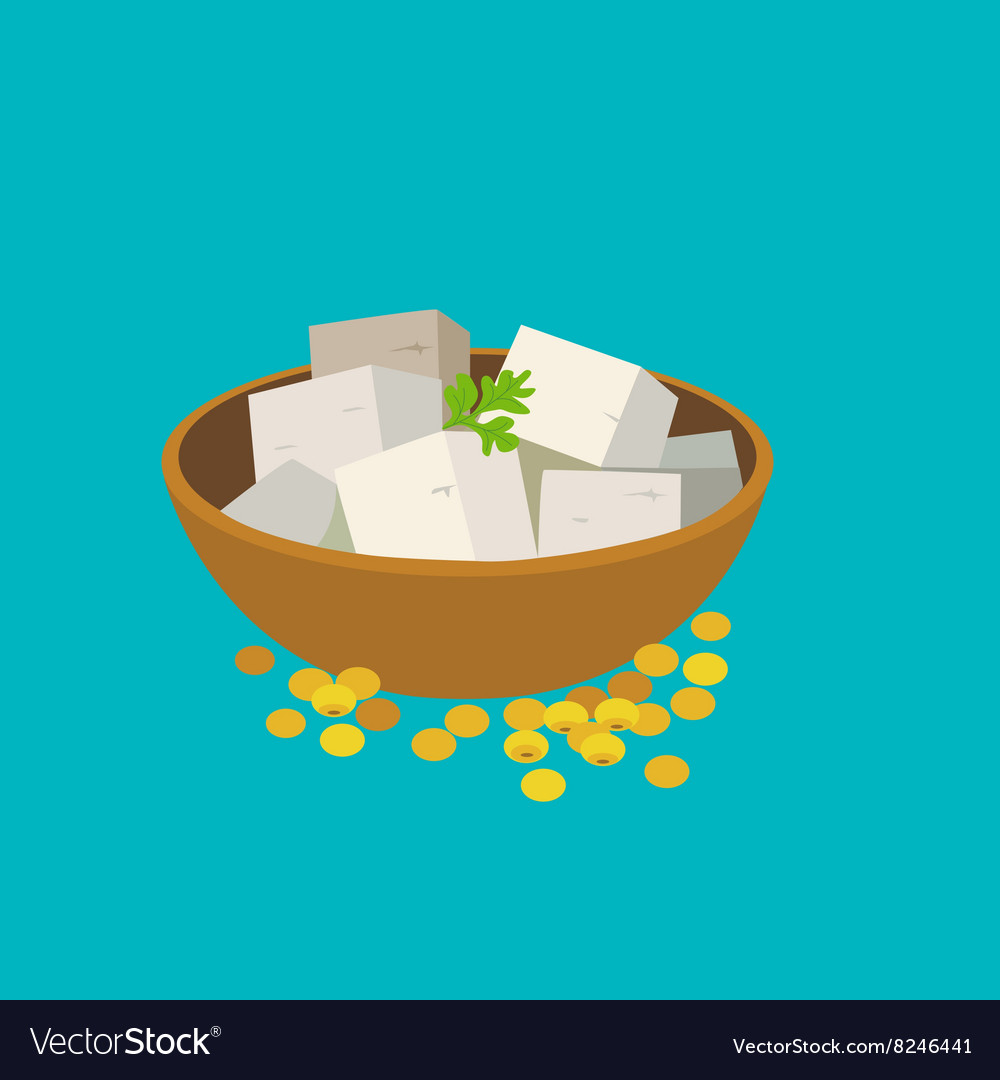 Tofu Royalty Free Vector Image - VectorStock