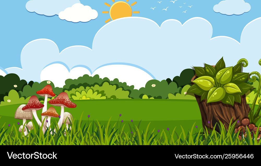 A nature simple scene Royalty Free Vector Image