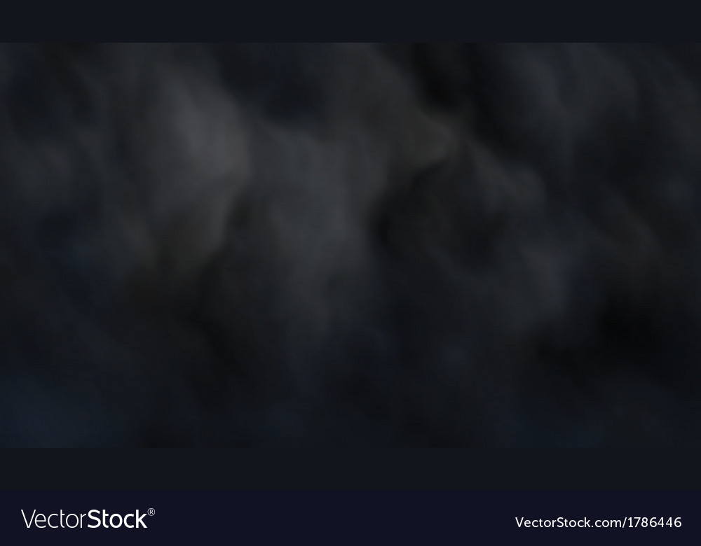 Dark smoke Royalty Free Vector Image - VectorStock