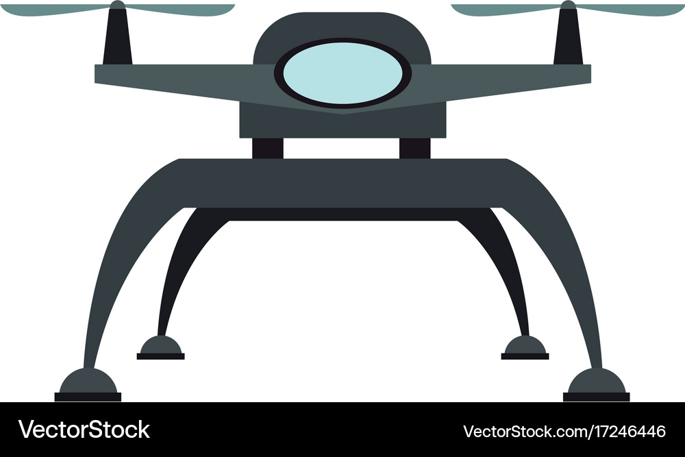 Drone technology unmanned aerial vehicle icon Vector Image