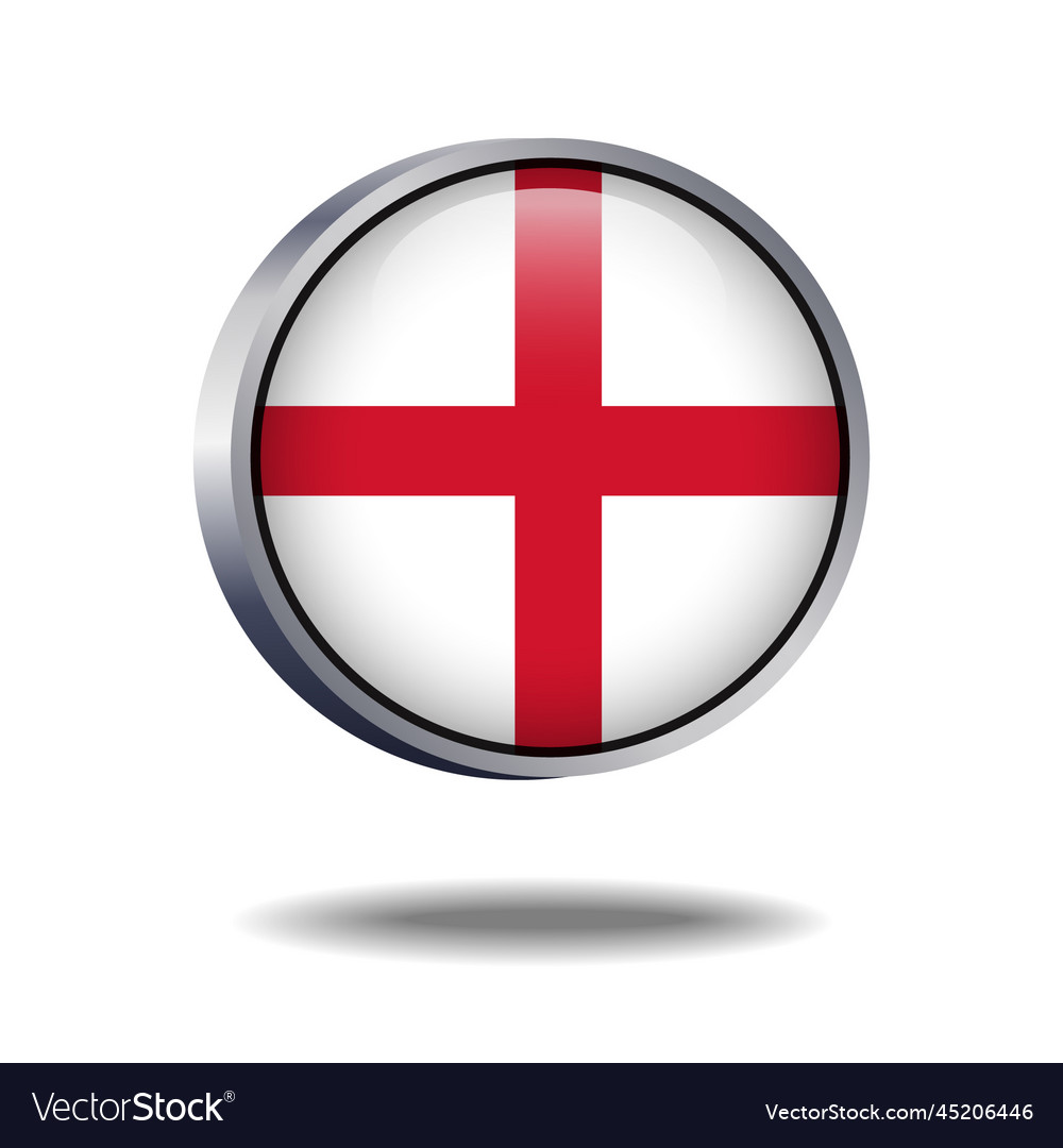 England flag button Royalty Free Vector Image - VectorStock