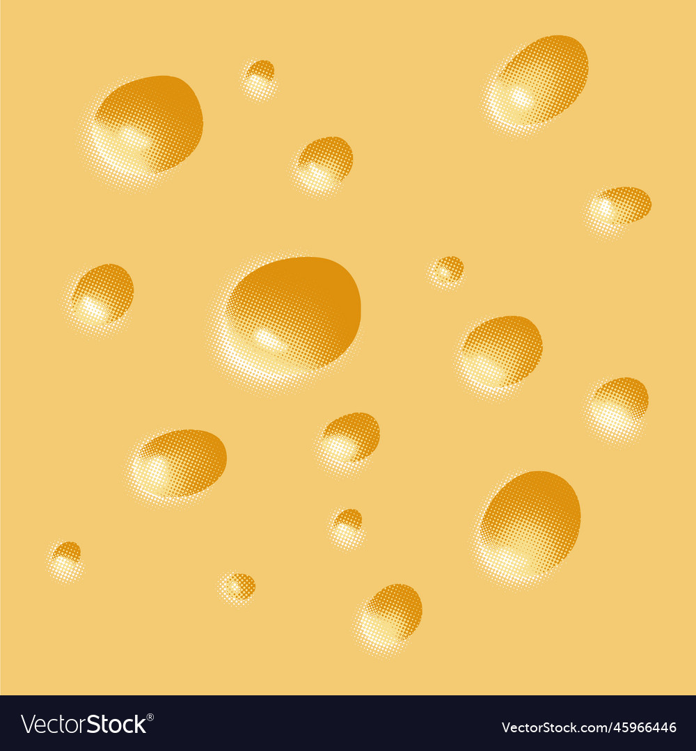 Seamless cheese texture pattern Royalty Free Vector Image