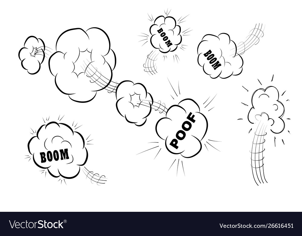 Bubbles bomb explosion Royalty Free Vector Image