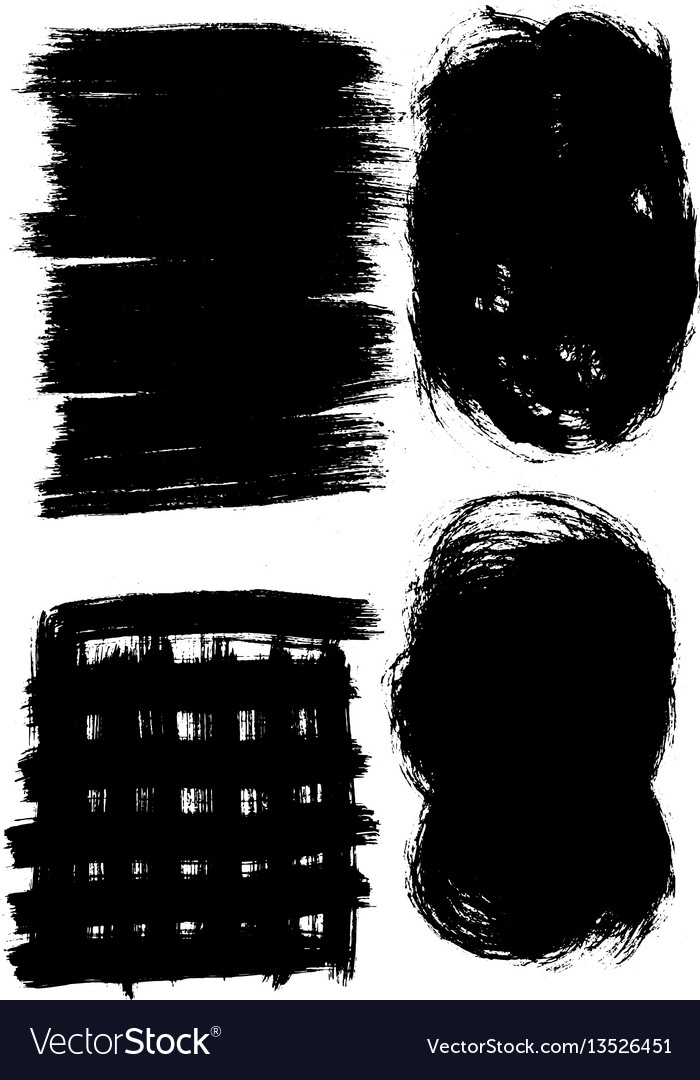 Hand-drawn ink collection Royalty Free Vector Image