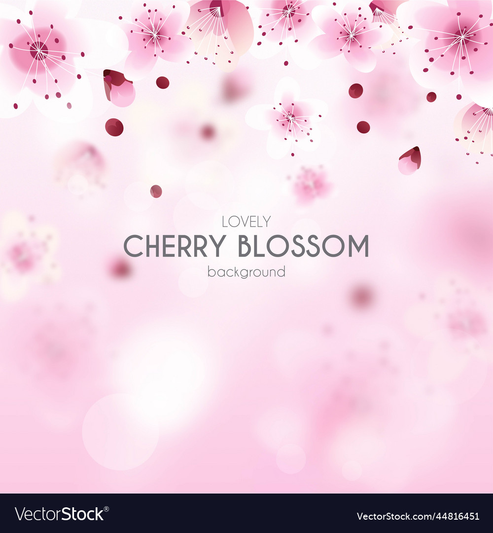 Soft spring scene design Royalty Free Vector Image