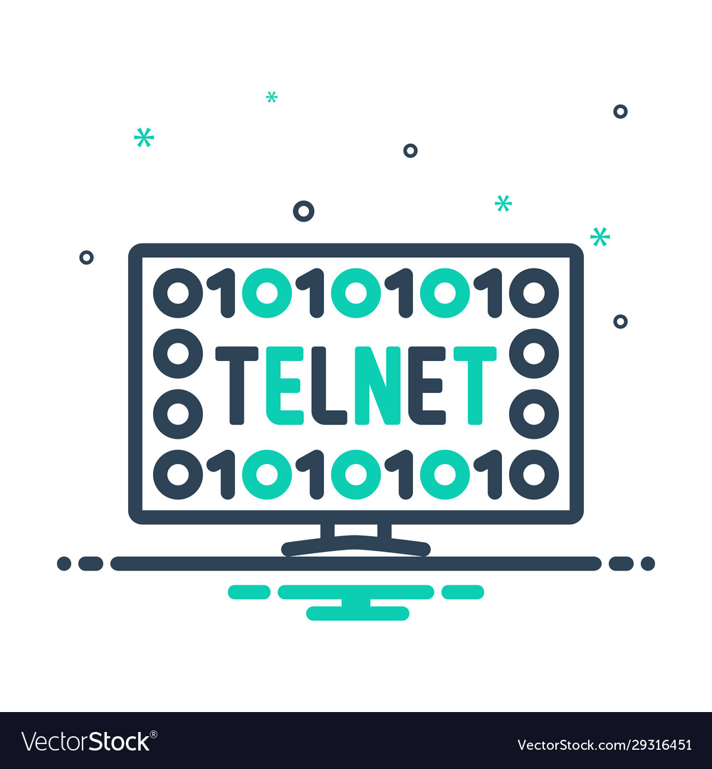 Telnet Royalty Free Vector Image - VectorStock