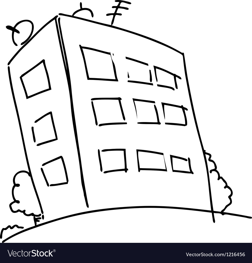 Cartoon block flats Royalty Free Vector Image - VectorStock Cartoon block flats Royalty Free Vector Image - VectorStock