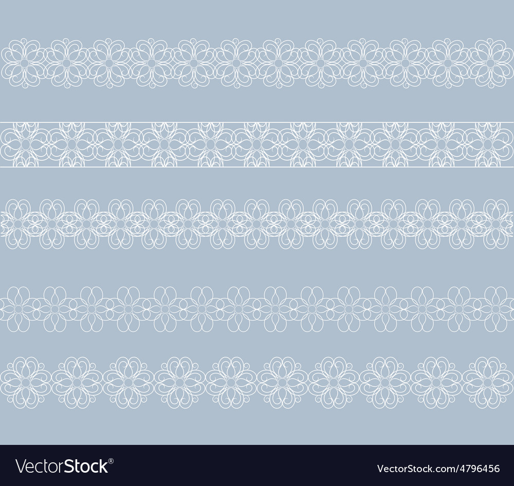 Set borders Royalty Free Vector Image - VectorStock