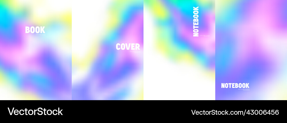 Set of cover templates Royalty Free Vector Image