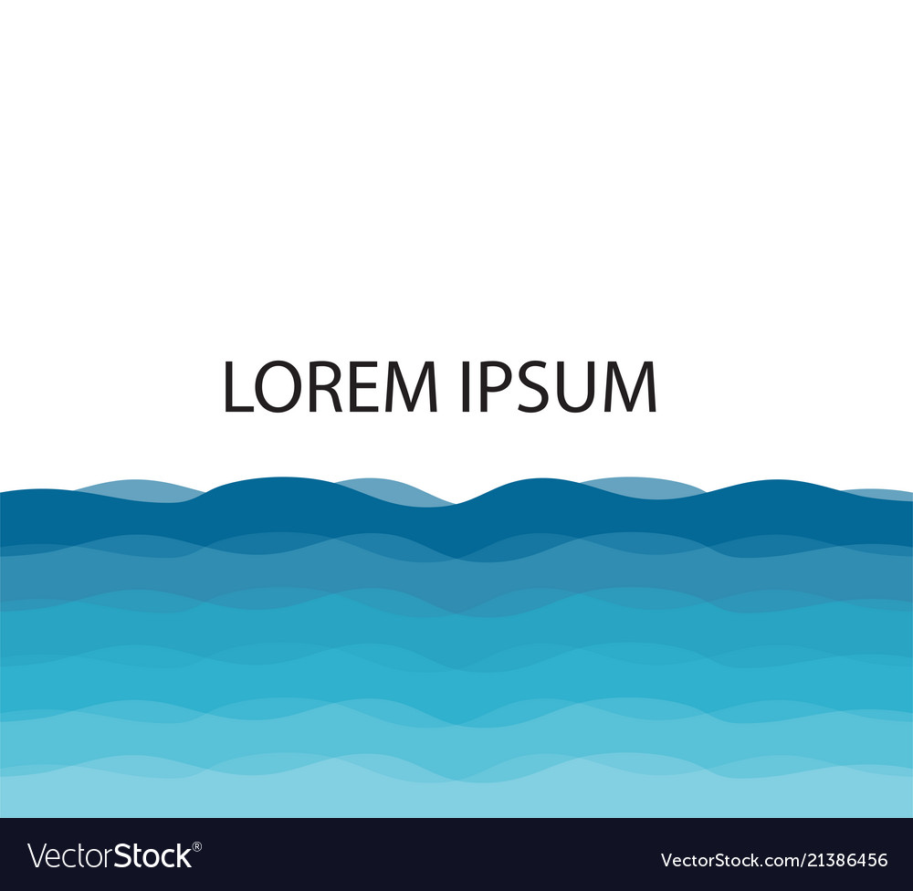 Waves background Royalty Free Vector Image - VectorStock