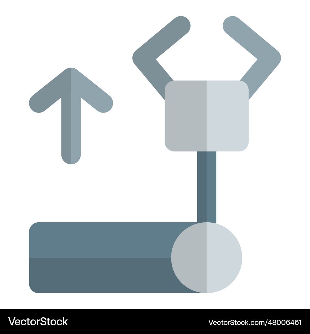 Prosthetic arm with latest ugraded mechanism Vector Image