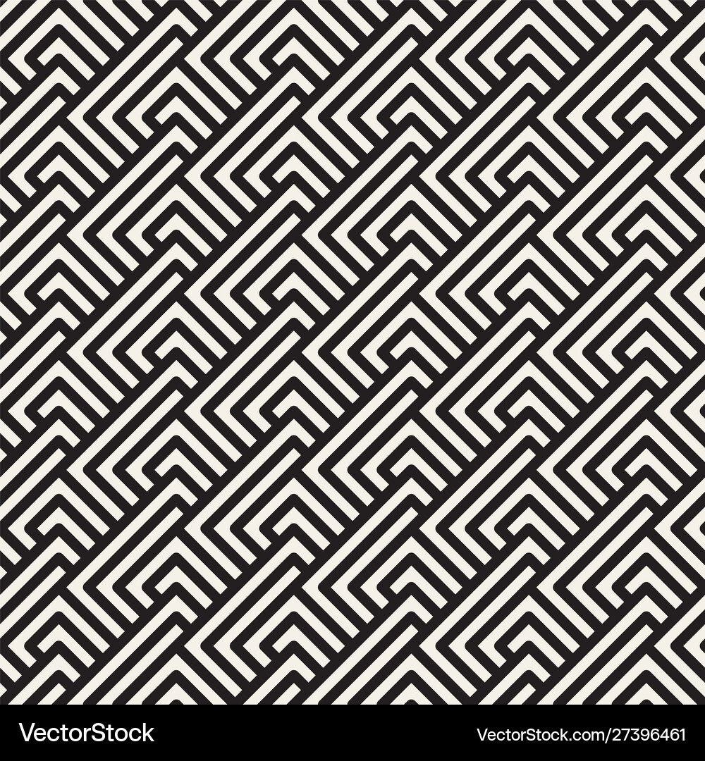 Seamless lines mosaic pattern modern Royalty Free Vector
