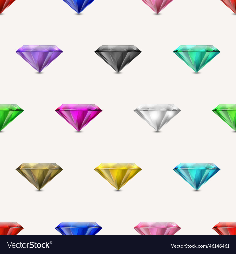 Seamless pattern with multi colored 3d Royalty Free Vector Seamless pattern with multi colored 3d Royalty Free Vector