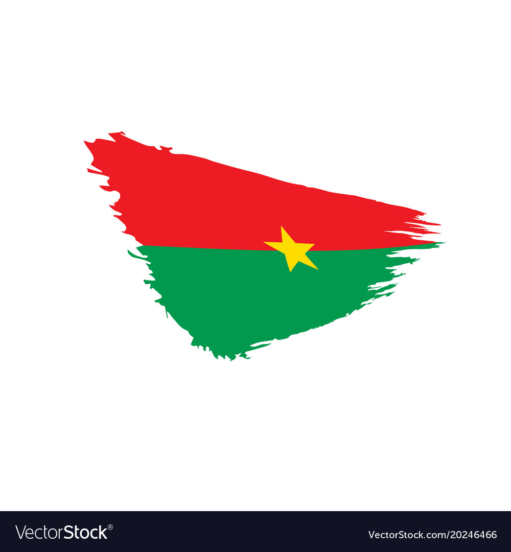 Burkina Faso Flag Royalty Free Vector Image Vectorstock