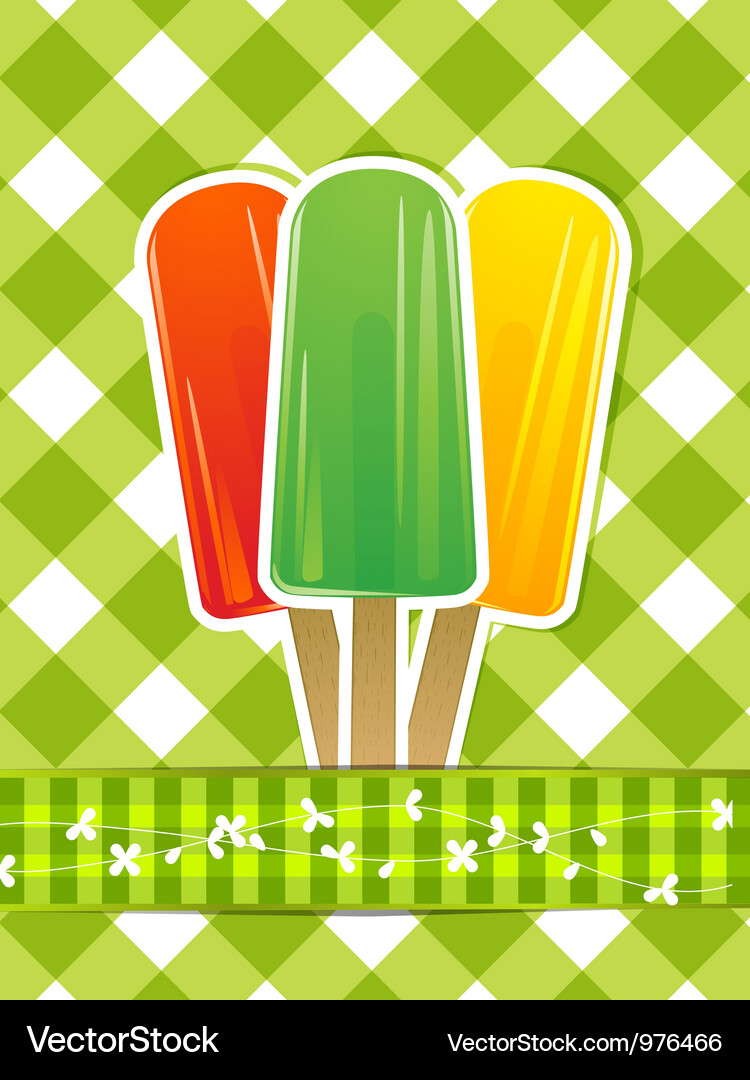 Ice block background Royalty Free Vector Image