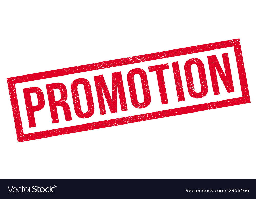 Promotion rubber stamp Royalty Free Vector Image