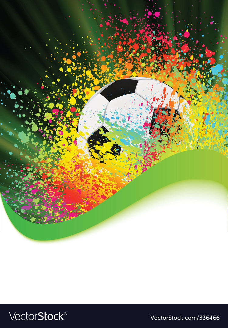 Soccer background Royalty Free Vector Image - VectorStock