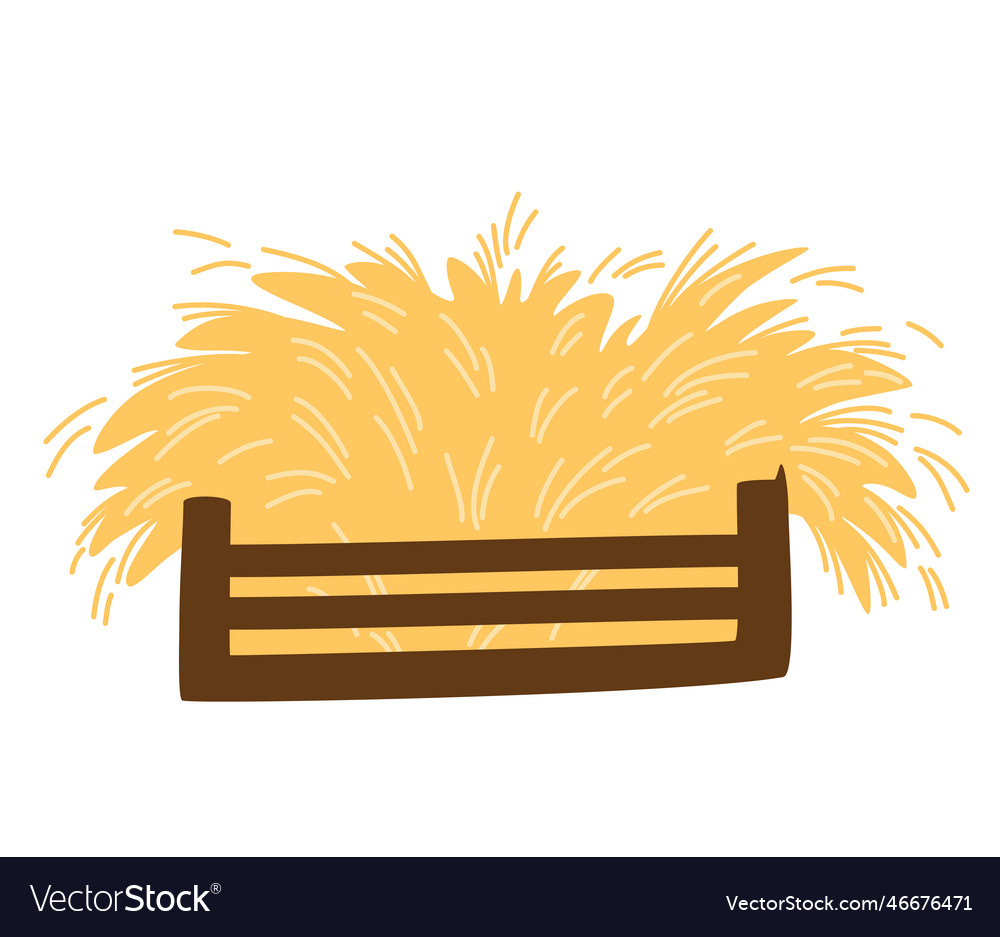 0263 haystack Royalty Free Vector Image - VectorStock