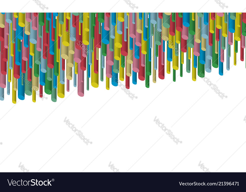 Abstract 3d background multi-colored Royalty Free Vector
