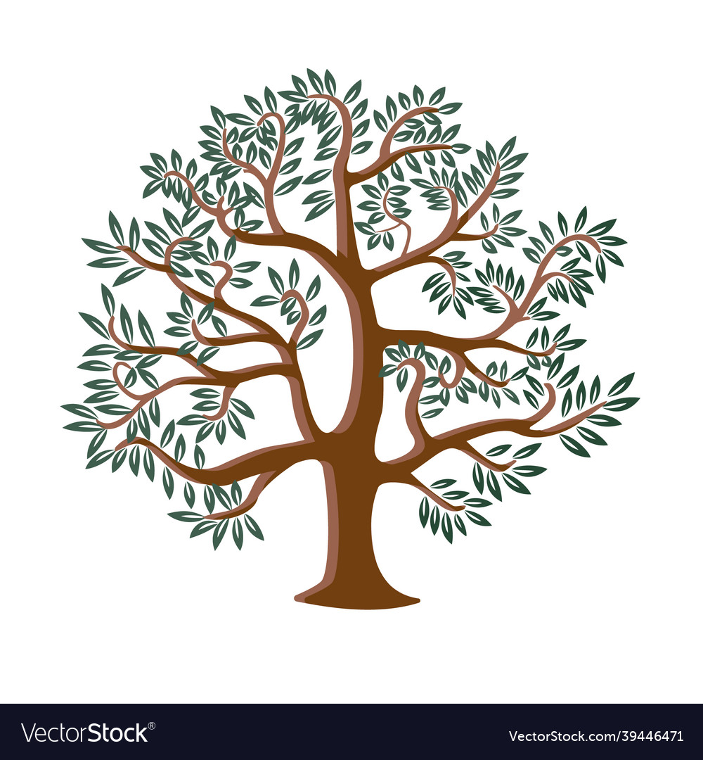 Beautiful autumn tree Royalty Free Vector Image