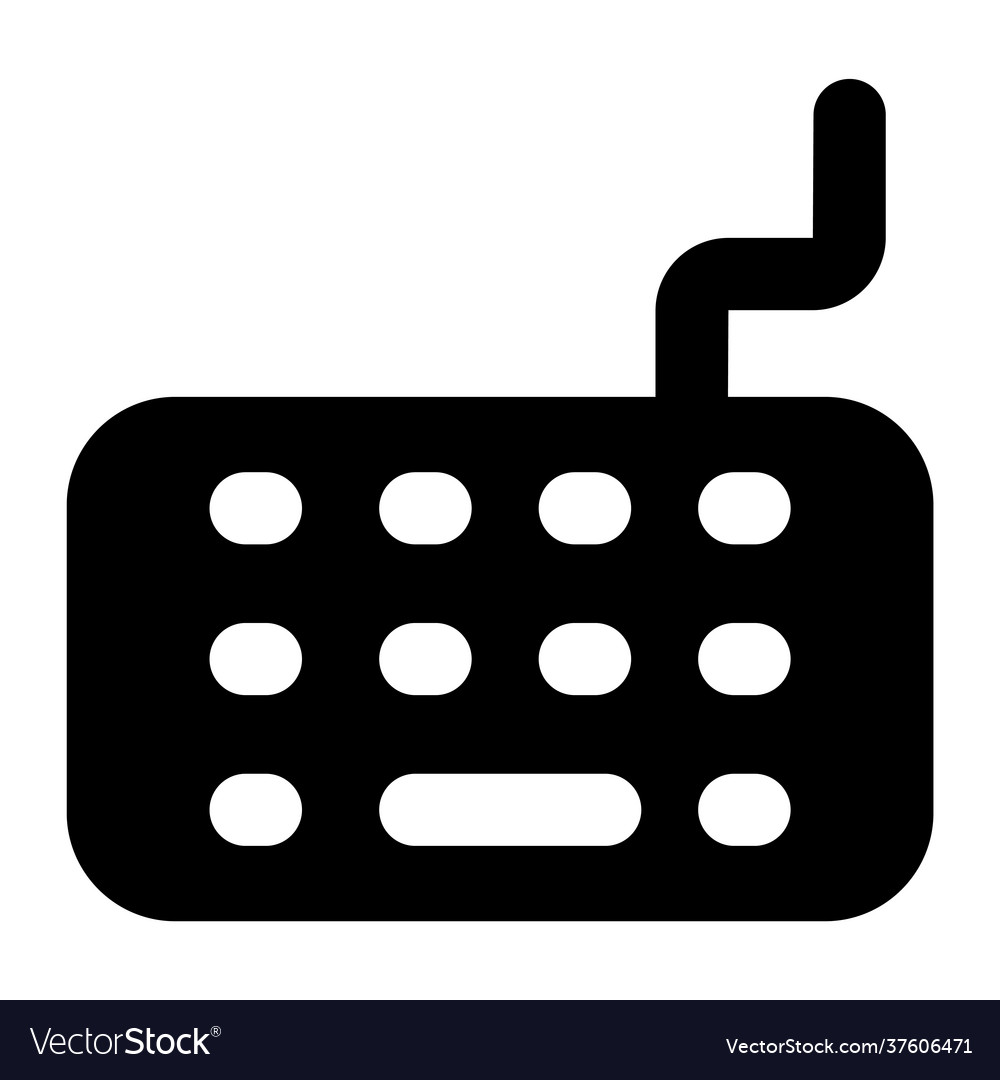Keyboard Royalty Free Vector Image - VectorStock