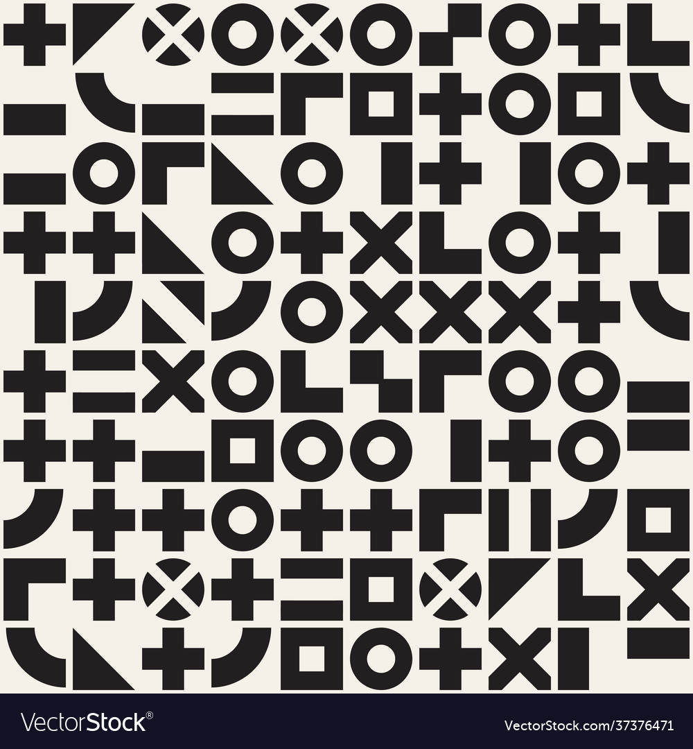 Random shapes seamless pattern modern stylish Vector Image