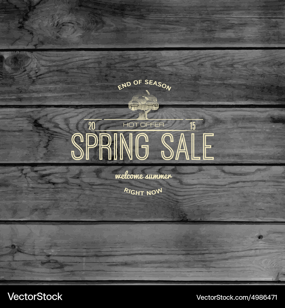 Spring sale badges logos and labels for any use Vector Image