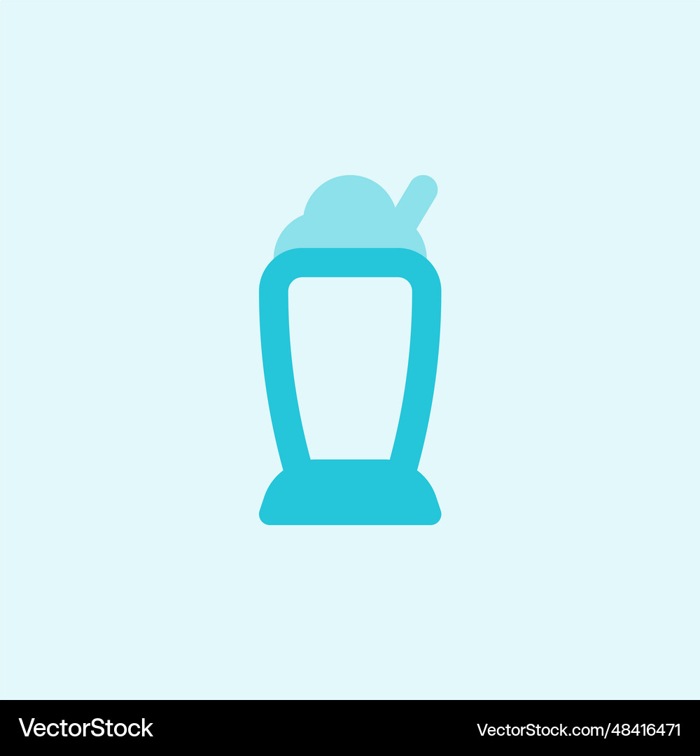 Tempting ice cream served in a glass Royalty Free Vector