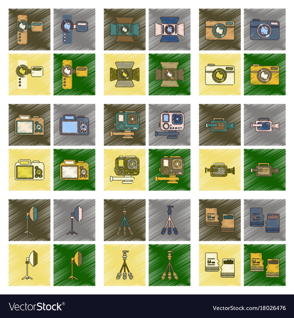 Assembly flat shading style icon multimedia Vector Image