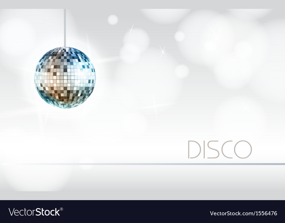 Disco background Royalty Free Vector Image - VectorStock