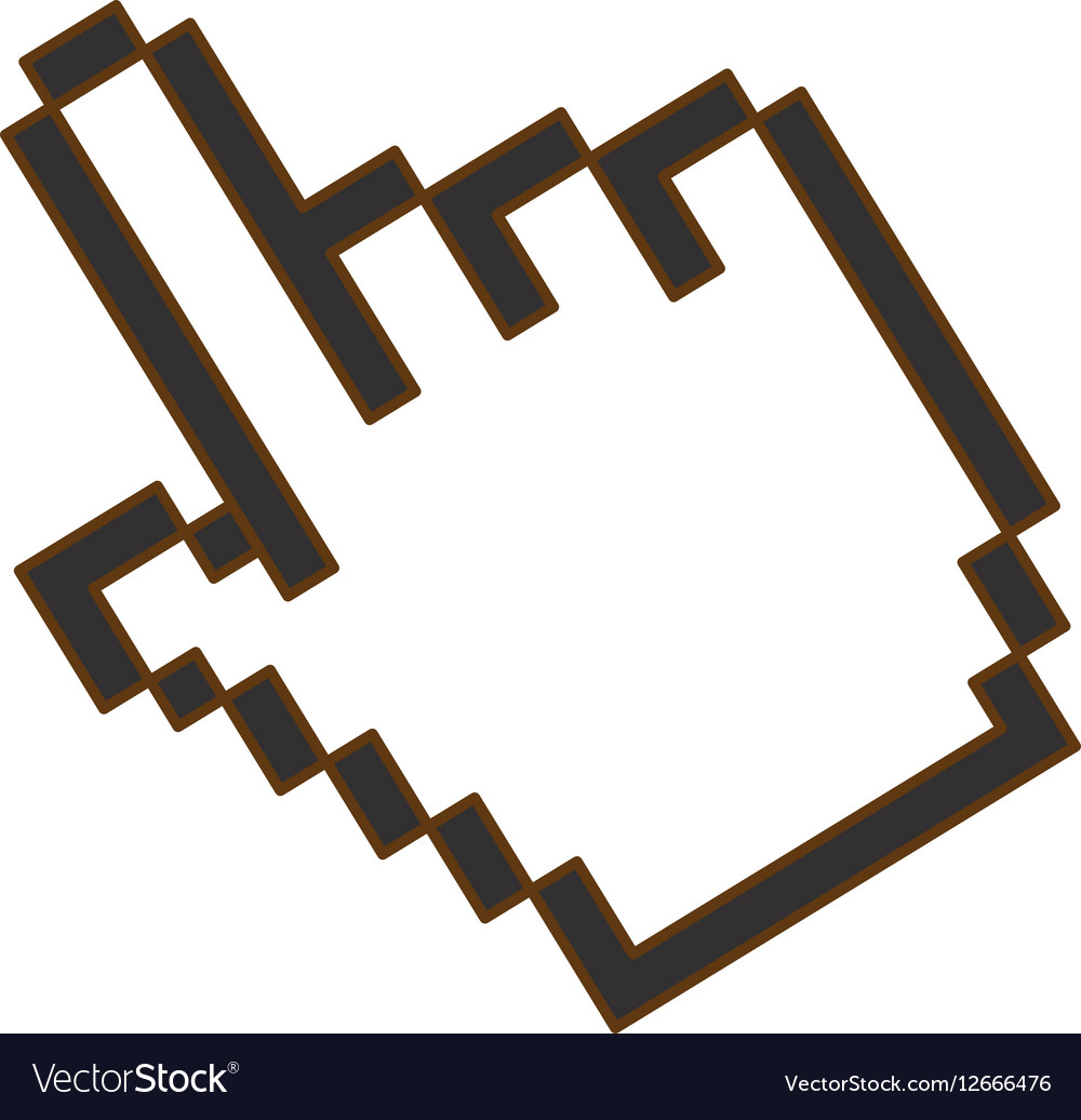 Hand cursor icon Royalty Free Vector Image - VectorStock