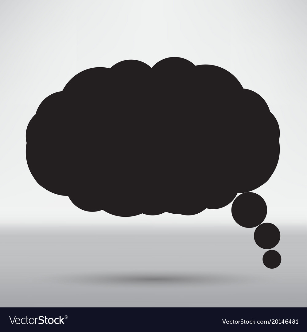 Cloud speech icon Royalty Free Vector Image - VectorStock