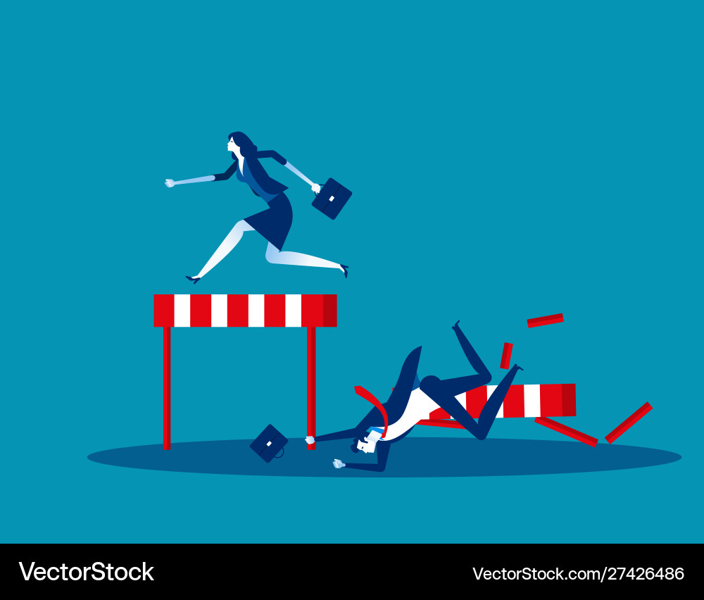 Competition business concept business Royalty Free Vector