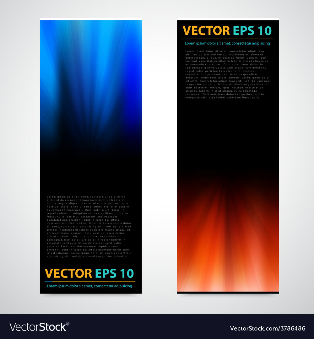 Flyer template header design Royalty Free Vector Image