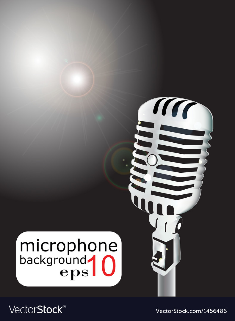Microphone Royalty Free Vector Image - VectorStock