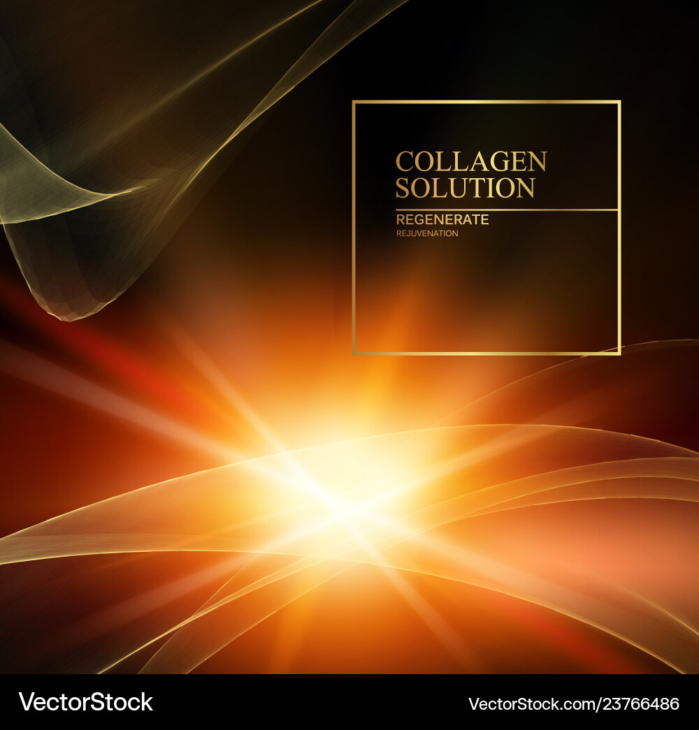 Science of a cream flow over dark Royalty Free Vector Image