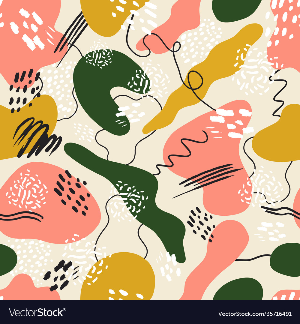 Abstract background with hand drawn Royalty Free Vector