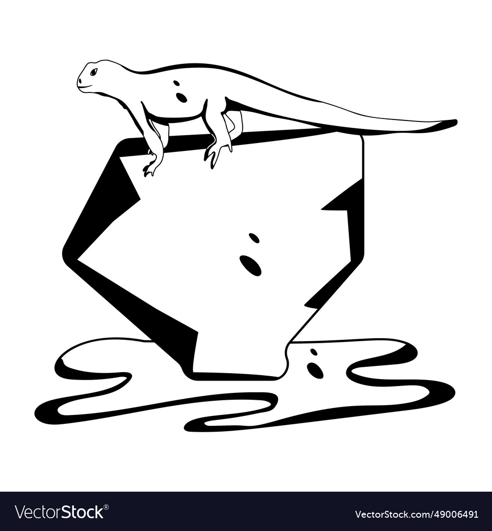 Desert lizard Royalty Free Vector Image - VectorStock