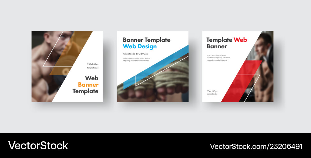 White Website Banner