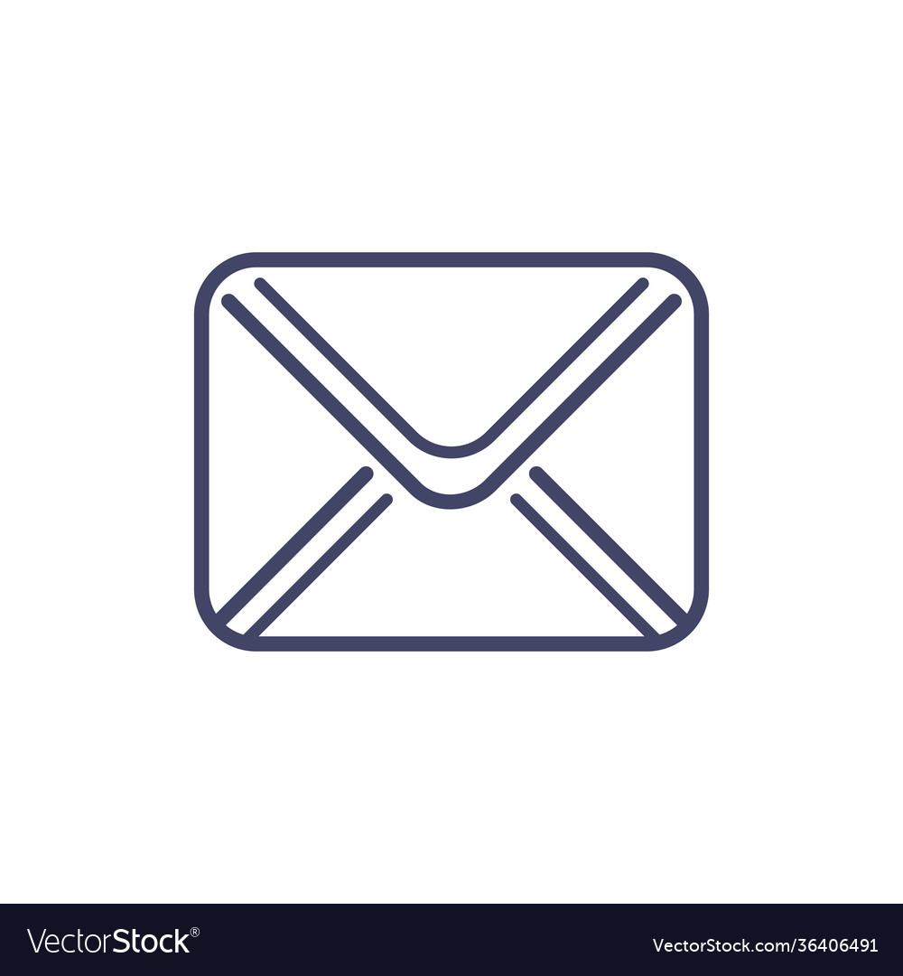 Message flat icon Royalty Free Vector Image - VectorStock