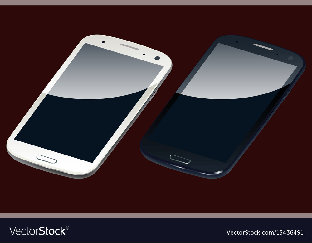 Smartphones Royalty Free Vector Image - VectorStock