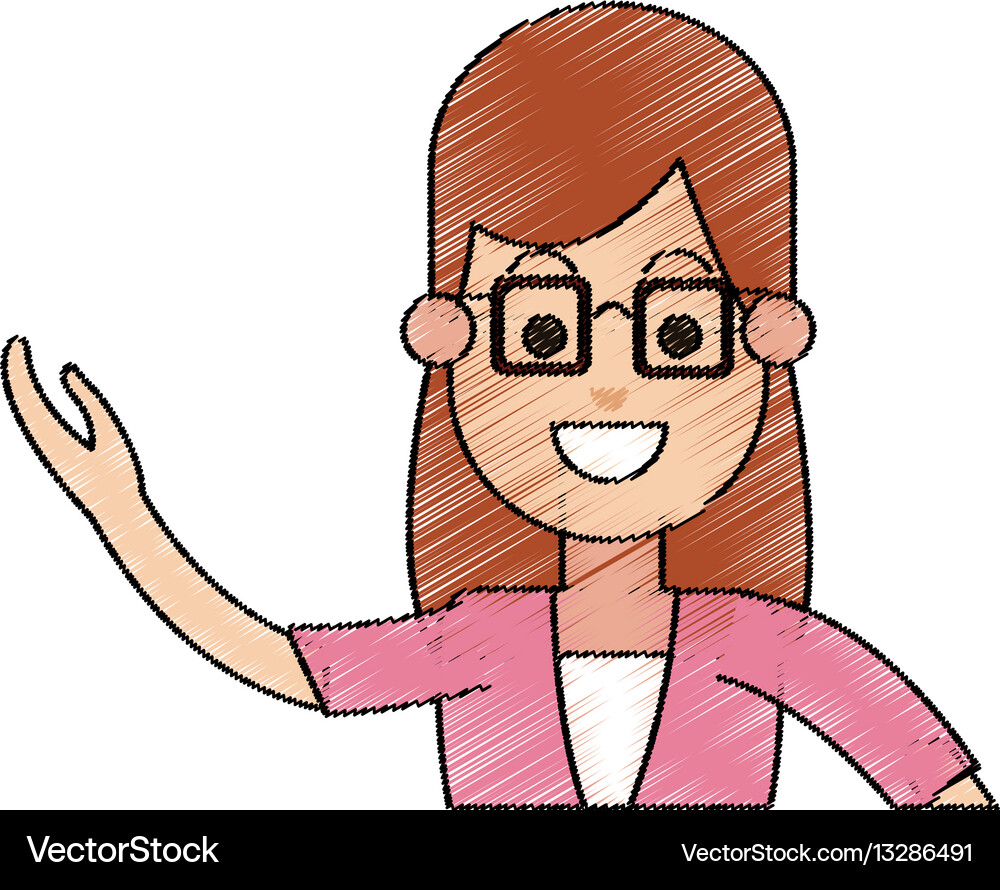 Woman cartoon icon Royalty Free Vector Image - VectorStock